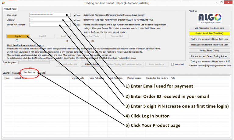 Product Installation Guide | Advanced Technical Analysis
