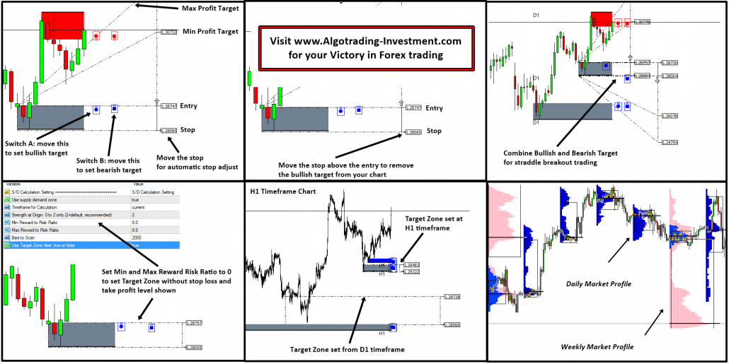 Supply and Demand Zone with Harmonic Pattern